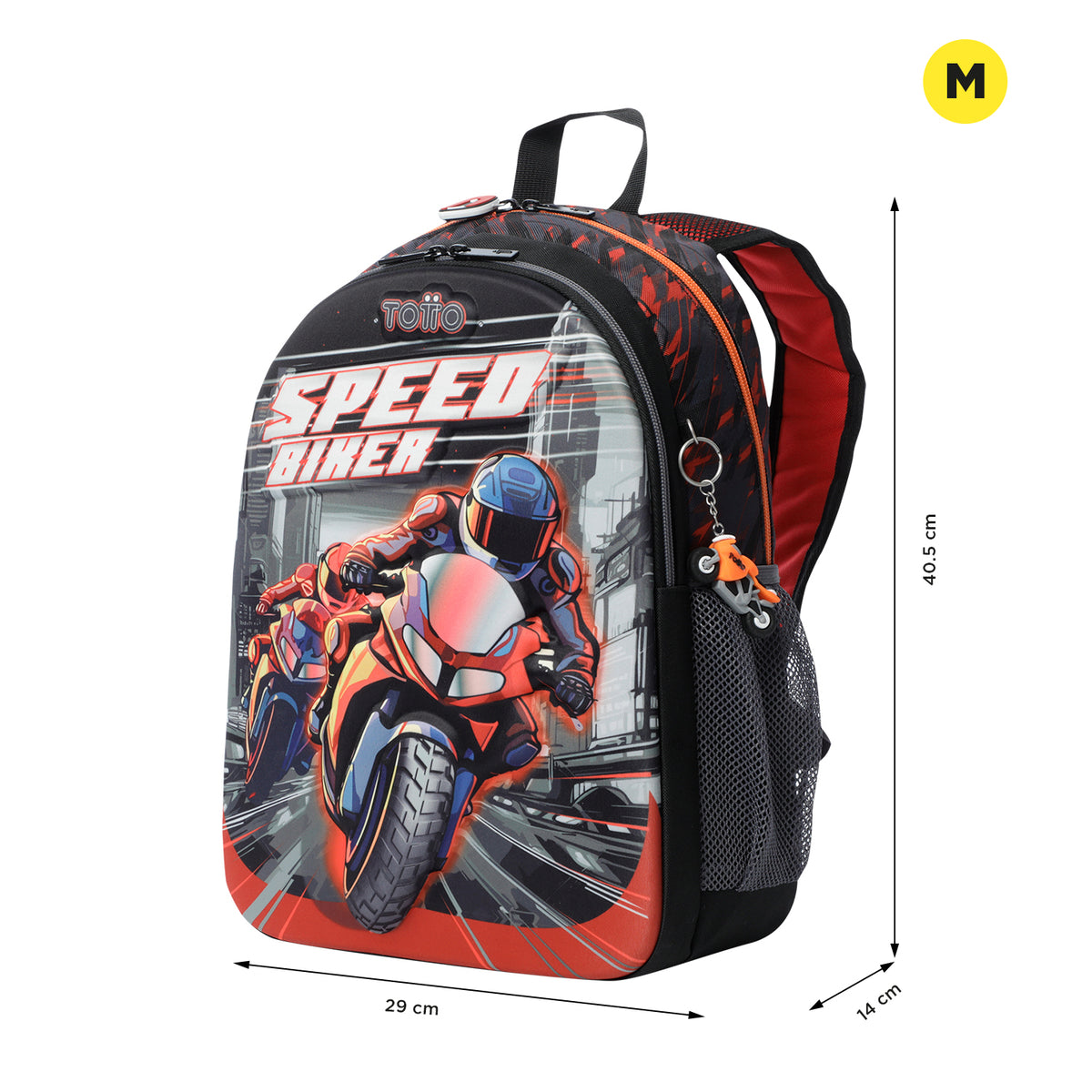 Mochila Mediana Speed Biker New Collection – Totto