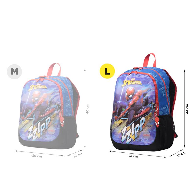 Mochila Spiderman Zzipp L – Totto